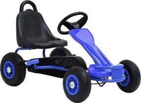 vidaXL Šlapací motokára s pneumatikami [80198] Barva: Modrá