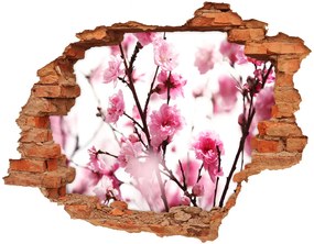 Wallmuralia Samolepící nálepka na zeď Květ švestky 90x70 cm