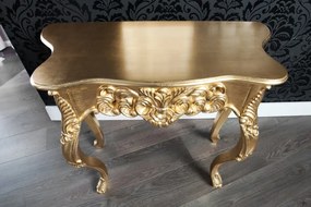 Konzola Venice zlatá 85cm
