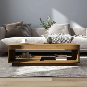 vidaXL Konferenční stolek 110 x 50 x 33,5 cm masivní borovice [808509] Barva: Přírodní