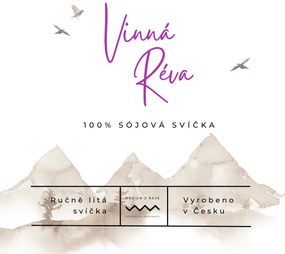 Vinná réva, sójová svíčka 180g (M)