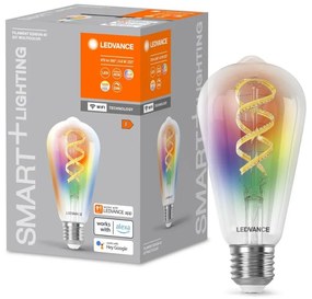 Ledvance LED RGBW Stmívatelná žárovka SMART+ E27/4,8W/230V 2700-6500K Wi-Fi - Ledvance P225563