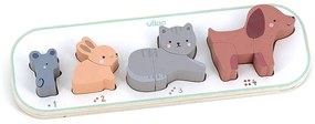 Vilac Vkládací puzzle Učím se počítat zvířátka Sarah Betz