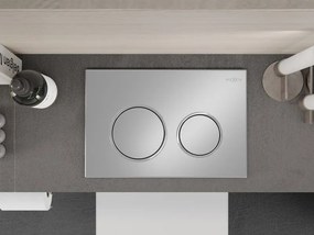 Mexen Fenix 07 XS splachovací tlačítko, matný chrom - 600702
