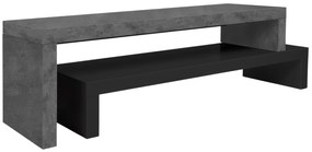 OnaDnes -20% Betonově šedý TV stolek TEMAHOME Cliff 235 x 38 cm