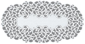 Žakárový ubrus - běhoun OLGA různé rozměry bílá MyBestHome Rozměr: 140x70 cm
