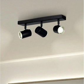 Eglo 901966 - Koupelnové bodové svítidlo CONSUMA 3xGU10/5W/230V IP44 černá