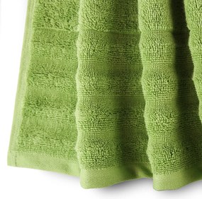 Ručníky a osušky CASA COLORATA - středně zelená Velikost: ručník 50 x 100