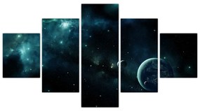 Obraz - Život ve vesmíru (125x70 cm)