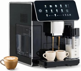 Costway Plně automatický kávovar s mlýnkem a nádobou na mléko Kávovar