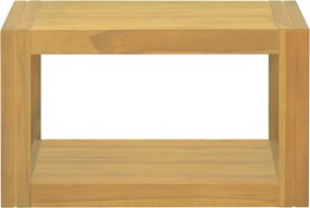 Nástěnná koupelnová skříňka 60 x 45 x 35 cm masivní teak 338234