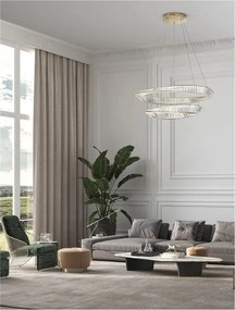 Křišťálový lustr Aurelia 70W 80 zlaté