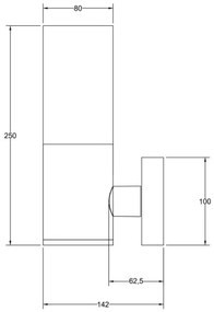Maytoni O418WL-01B - Venkovní nástěnné svítidlo WILLIS 1xE27/60W/230V IP54 černá