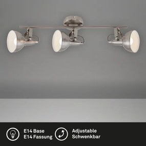 Bodové svítidlo 3xE14/40W/230V matný chrom