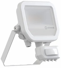LED reflektor s pohybovým čidlem LEDVANCE FLOODLIGHT bílý SENSOR 8W/6W 1100/780lm 3000K teplá bílá IP65