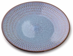 Keramický talíř ERICA 27 cm modro-šedý