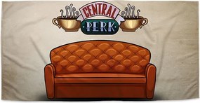 Sablio Ručník Seriál přátelé CENTRAL PERK Gauč - 70x140 cm