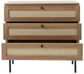 Designová komoda Lakshmana 80 cm přírodní dub