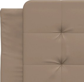 Rám postele bez matrace Zadar cappuccino 90 x 200 cm umělá kůže 3208842