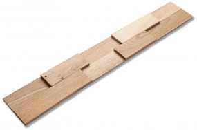 OLECH - DUB, broušený povrch, jednotlivé lamely nebo obkladový panel 590 x 90 x 4 a 10 mm (0,0531m²) - dřevěný obklad panel 590 x 90 mm (0,0531 m2)