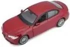 Bburago Plus Alfa Romeo Giulia (2016) červená / měřítko 1:24 / od 3 le