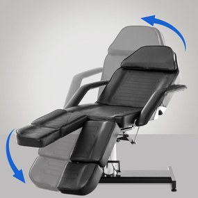 Hydraulické kosmetické lehátko Split V2 – černá