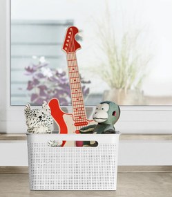 Rotho Úložný box s madly BRISEN 16l, 36x26,2x21cm, bílý