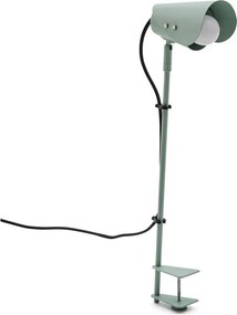 Zelená kovová stolní lampa s klipem (výška 51 cm) Jula – Kave Home