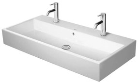 Duravit Vero Air - Dvojumyvadlo nábytkové 100x47 cm, s přepadem, s otvory pro baterie, bílá 2350100026