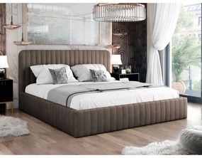 Čalouněná manželská postel Loala, Potah: Velluto 02, Rozměr postele: 140 x 200 cm