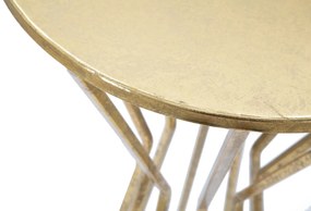 Zlatý odkládací stolek na telefon Mauro Ferretti Tarvos M, 38x100 cm