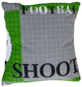Stanex Povlak na polštářek bavlněný Fotbal (LS184) ROZMĚR: 40 x 40 cm