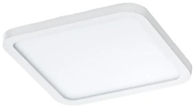 Bodové světlo Slim 15 Square 3000K Ip44 bílé do sádrokartonu