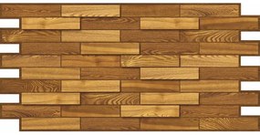 GRACE obkladový 3D PVC panel - Dřevo Bering 480 x 980 mm