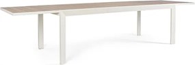 BIZZOTTO Rozkládací jídelní stůl BELMAR světlý 220-340x100 cm 0664104