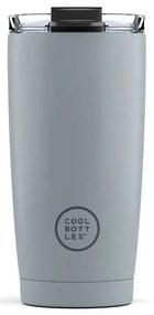 Termohrnek cool bottles pastel grey, třívrstvý, 550 ml