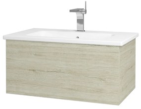 Dřevojas Koupelnová skříň VARIANTE SZZ 80 (umyvadlo Euphoria) Varianta: N01 Bílá lesk / D09 Arlington