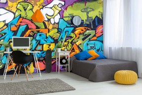 Malvis ® Tapeta Graffiti barevné Vel. (šířka x výška): 360 x 260 cm