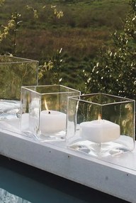 ADRIANI E ROSSI - Set 6 váz SQUARE GLASS