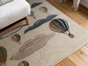Hanse Home, Dětský koberec Adventures 106209 Cream Multicolor, 160x235, vícebarevná, dětský pokoj