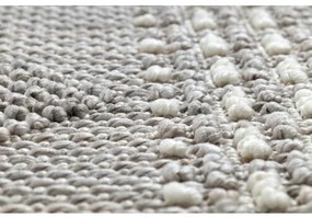 koberec NANO EO61A Diamanty, smyčkový, plošně tkaný šedá / bílá velikost 240x330 cm | krásné koberce cz