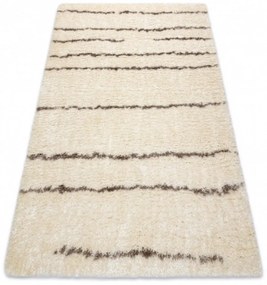 Kusový koberec shaggy Kylar krémový 200x290cm