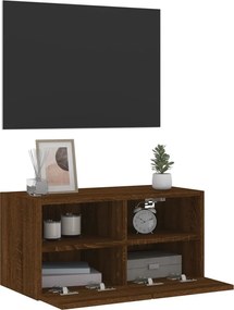 vidaXL Nástěnná TV skříňka 60x30x30 cm kompozitní dřevo [836866] Barva: Černá