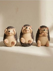 Sinsay - Sada dekorativních figurek ježků 3 pack - vícebarevná