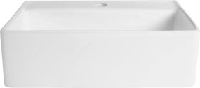 Bruckner Zipser keramické umývátko 43 x 32 cm s otvorem pro baterii bez přepadu bílá 201.102.0