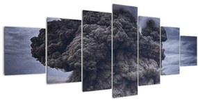 Obraz - Sopečná erupce (210x100 cm)