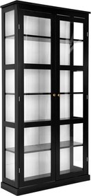 Černá vitrína z MDF 98x193x34 cm Wilma – Ellos Home