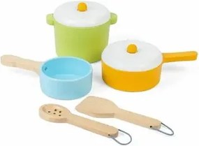 Bigjigs Toys Sada nádobí 7 dílů / od 18 měsíců