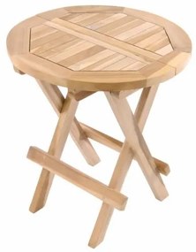 Divero 62843 Zahradní odkládací stolek z teakového dřeva