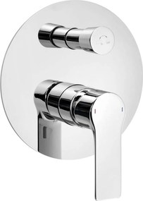 Sapho Pax - Sprchová baterie pod omítku, pro 2 spotřebiče, chrom XA62